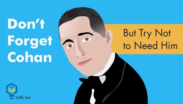 Don’t Forget the Cohan Rule but Try Not to Need It - Think Outside the ...